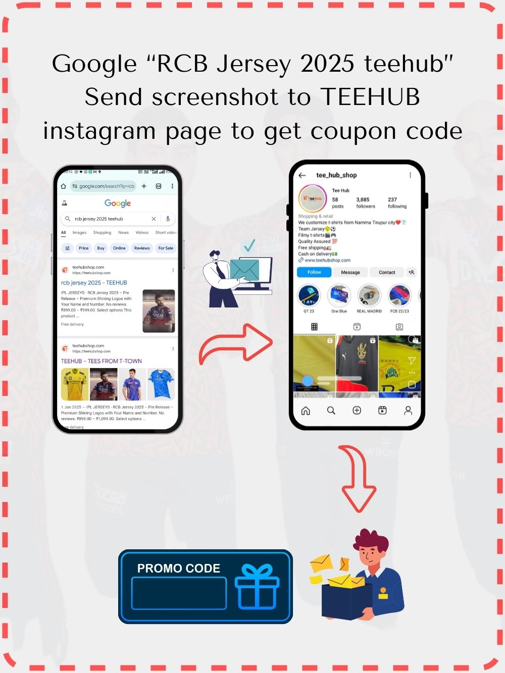 RCB Jersey 2025 - WITH GOLDEN NAME AND NUMBER - '1' STAR IN THE LOGO ...