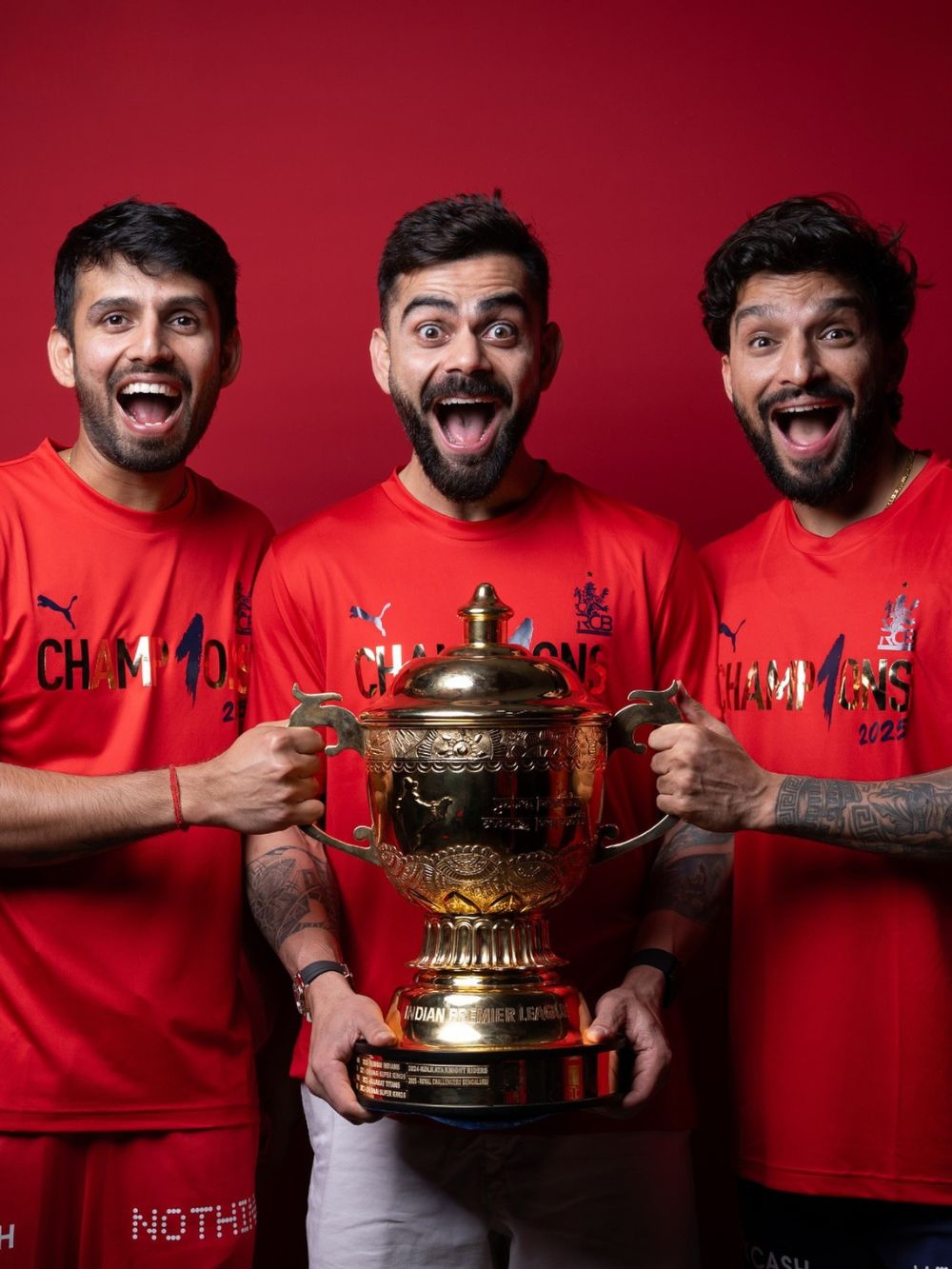 RCB Champions Tee – RED – TEEHUB