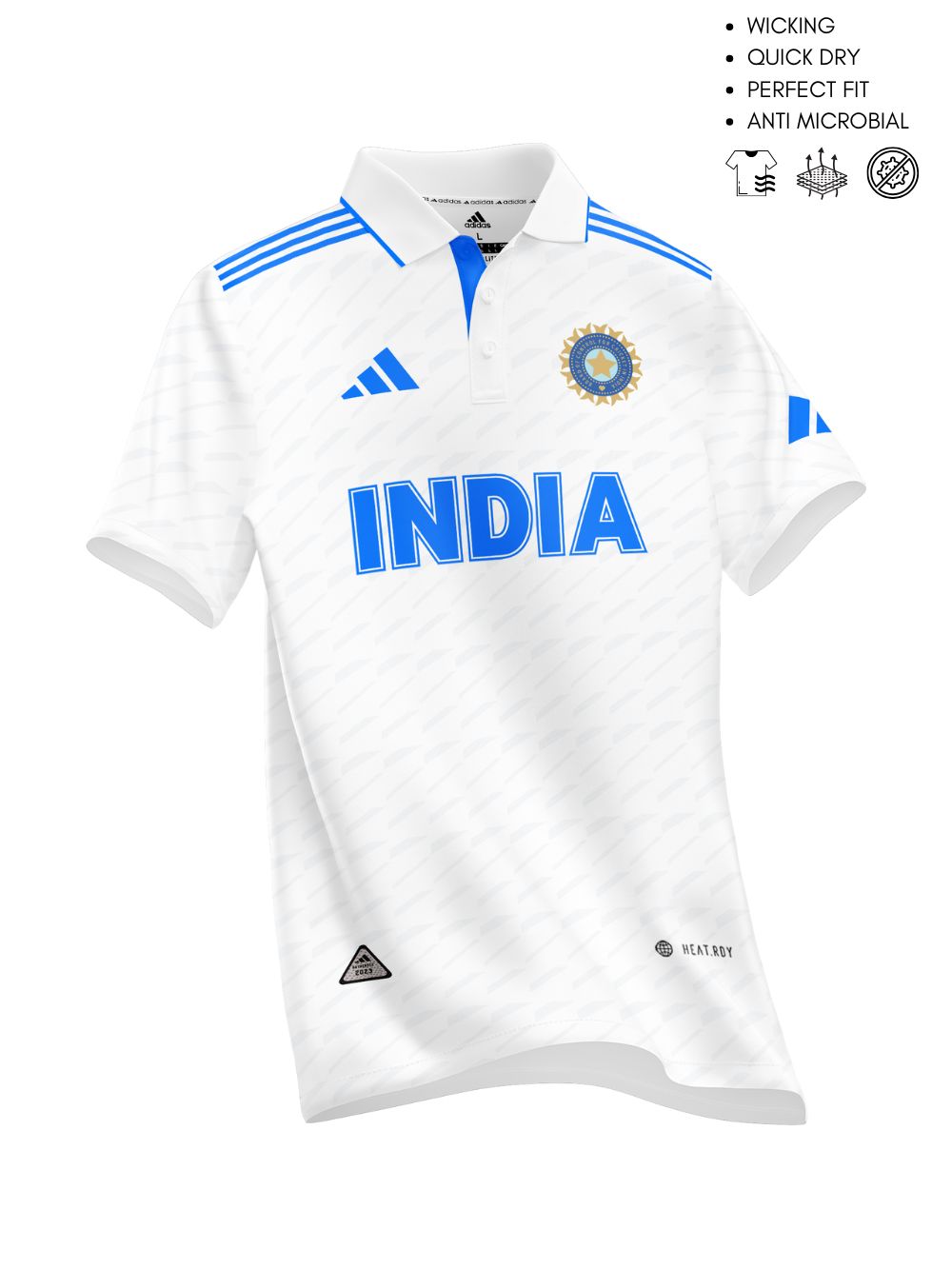 Virat Kohli Era TEST Jersey - With Name And Number - TEEHUB
