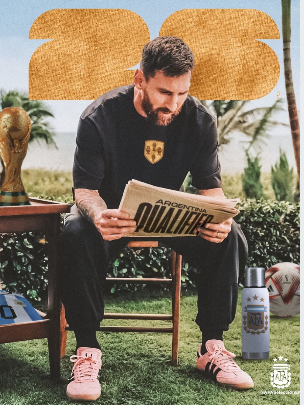 MESSI Time to Defend the Crown T-Shirt - Cotton - Oversized - TEEHUB