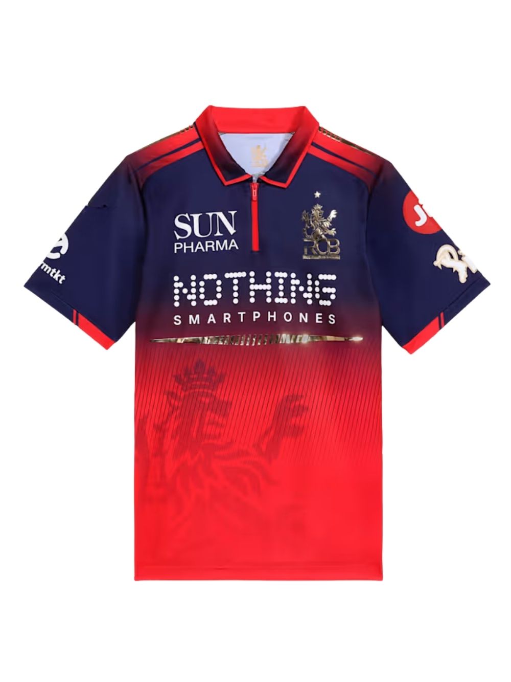 RCB Jersey 2026 With '1' Star - NOTHING JERSEY | Name & Number - TEEHUB