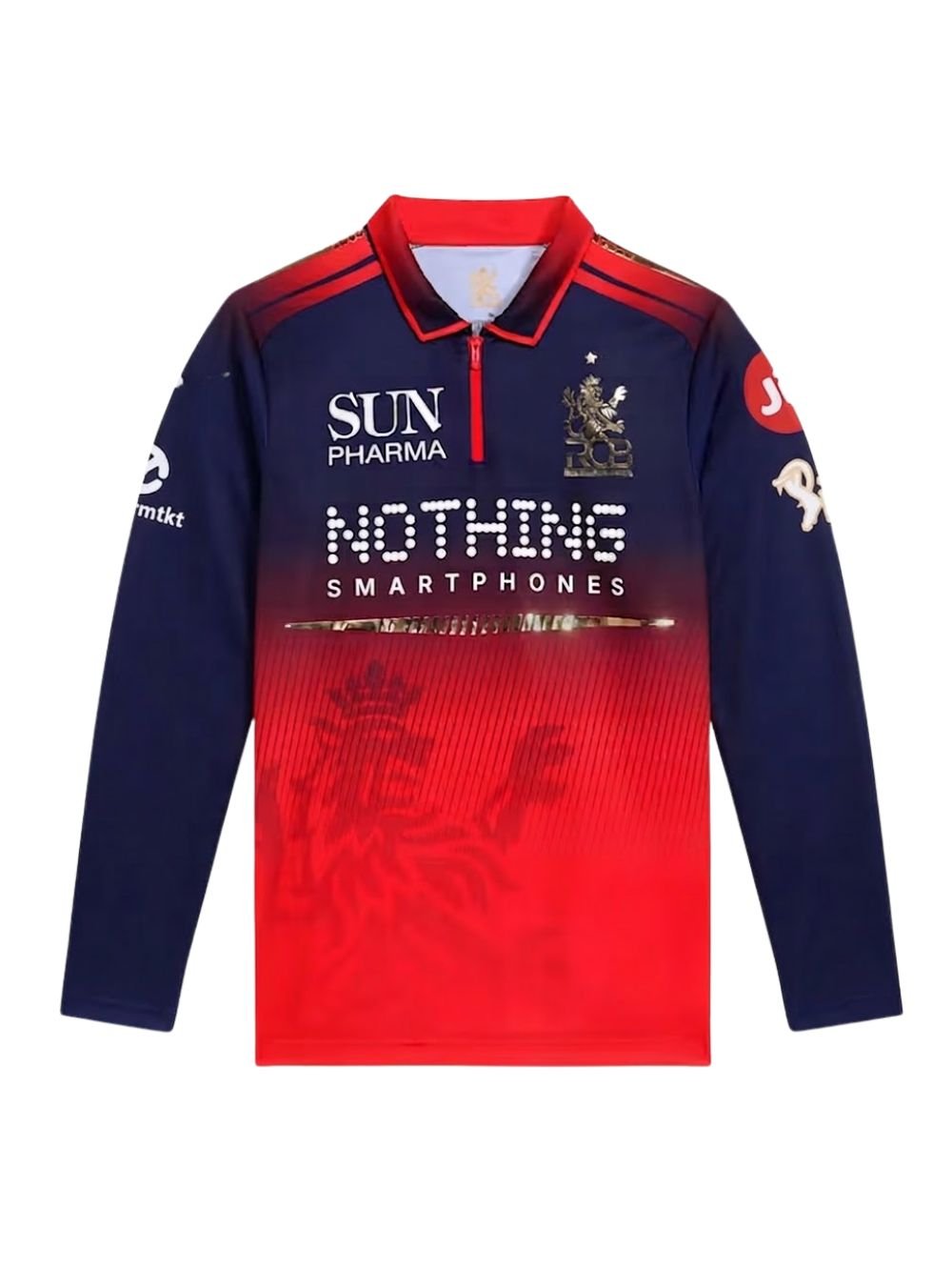 RCB Jersey 2026 Full Sleeves - Custom Name - TEEHUB